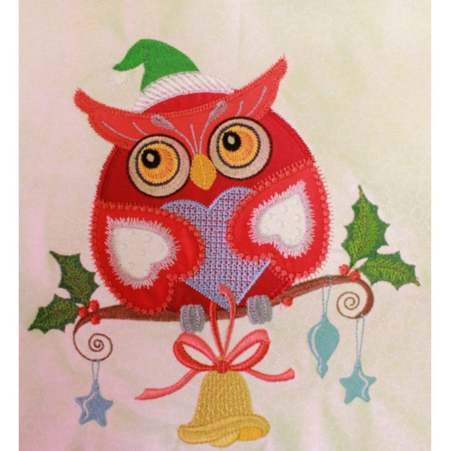 Festive Owl Family Rudi | OregonPatchWorks